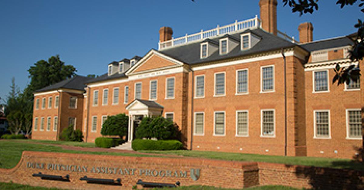 Duke Physician Assistant Program awarded $2M HRSA grant | Duke ...