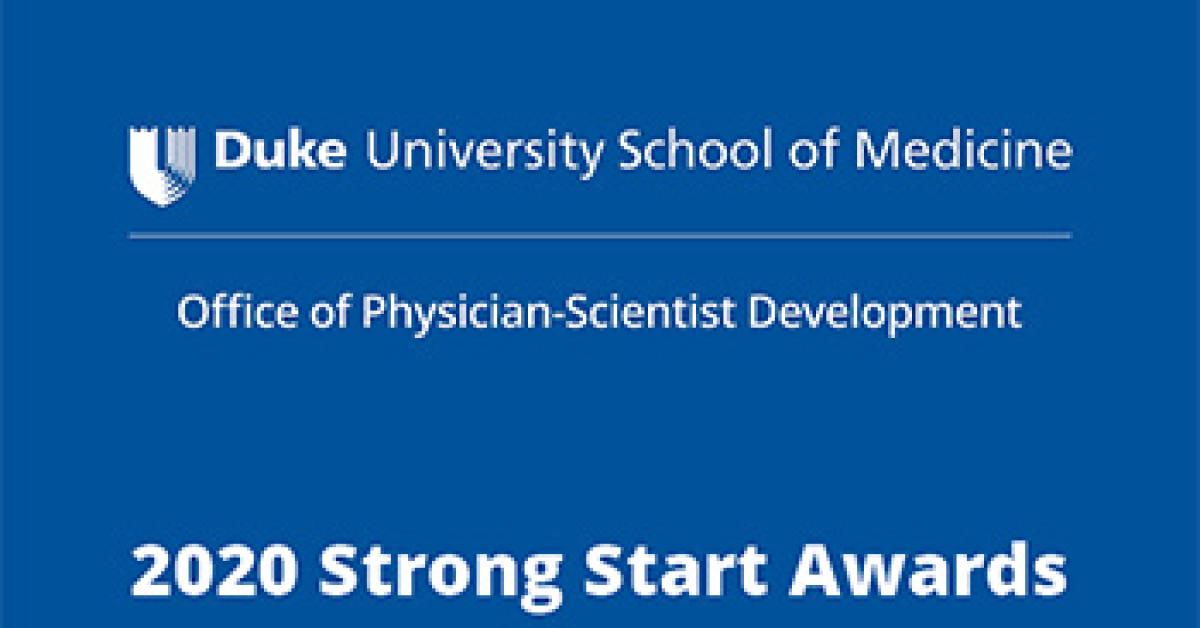 Four SoM Physician-Scientists selected to receive Strong Start Awards ...